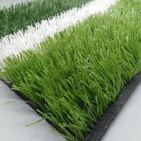 China Field Green Football Artificial Turf Grass 40mm PE Fiber Infill Sand Sport Flooring 3/8 Gauge for sale