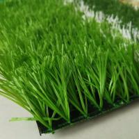 China All Weather Football Artificial Turf Grass PE Fibers Fake Lawn 15mm Pile Height for sale