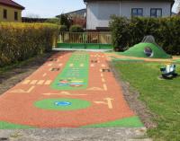 China Safe Playground for Kids 3mm Green EPDM Rubber Granules Surface for sale
