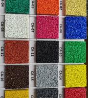 China Customized 1mm Thick EPDM Rubber Flooring Granules for Kids Playground 24 Colors for sale