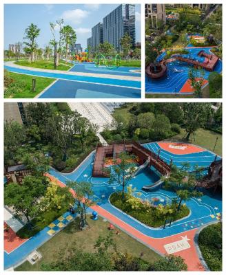 China EPDM Rubber Flooring 8-15mm Thick UV Resistant Playground Athletic Track for sale