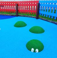 China Eco Friendly EPDM Playground Surface Rubber Granules 0.5-1.5mm For Running Track for sale