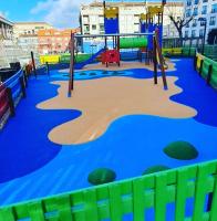 China Eco Friendly EPDM Playground Surface Rubber Granules 0.5-1.5mm For Running Track for sale