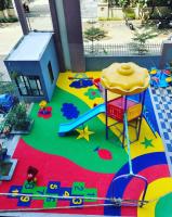 China Athletic Running Track Flooring SBR Particles EPDM Crumb 8-15mm Thickness for sale