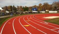 China Spray Coating colorized Waterproof Outdoor Running Track Surface for sale