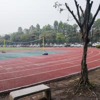 China 13mm Polyurethane Rubber Sports Flooring Slipproof Synthetic Running Track for sale