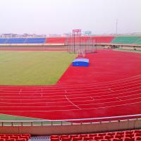 China 6 Years Multicolor Chemical Resistance Jogging Track Material Durable for sale