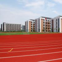 China Anti Yellowing Synthetic Outdoor Flooring Runway Durable For School for sale