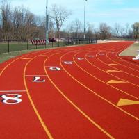 China Antimicrobial Non Skid Jogging Track Material 13mm Thickness for Sports Field for sale