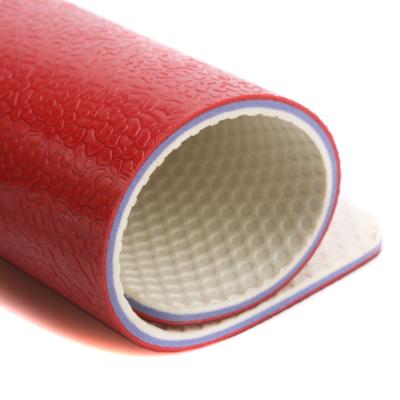 China Custom Indoor Sport Court Vinyl Flooring 4.5mm 8.0mm Sheet PVC for sale