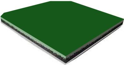 China Multi Pattern Breathable Polyurethane Sports Flooring 8mm Harmless ISO9001 for sale