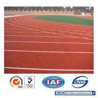 China 13mm Eco Friendly Rubber Athletic Track Flooring EPDM Sports Surface Non Toxic for sale