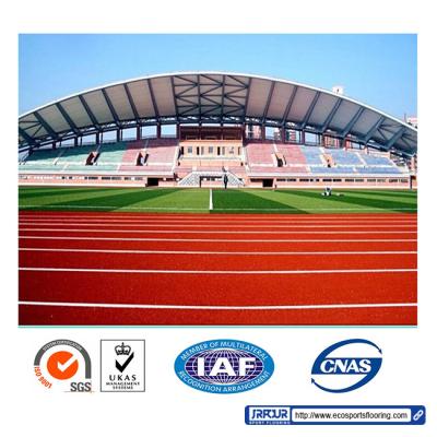 China EPDM SBR Recycled Rubber Running Track 13mm Thickness All Weather Sports Flooring for sale