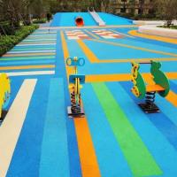 China SGS Certified 15mm EPDM Rubber Safety Tiles UV Resistant Color Consistency for sale