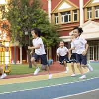 China EPDM Rubber Safety Tiles 8-15mm UV Resistant Playground Flooring for Kindergarten for sale