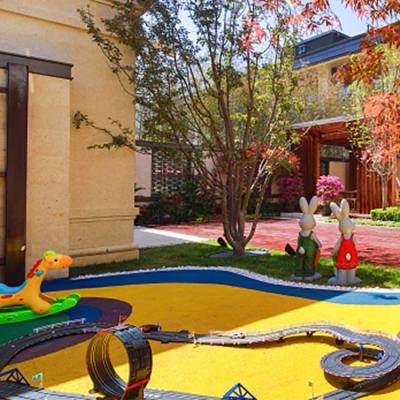 China Slip Resistant EPDM Running Track Surface 2-4mm Granules for Kindergarten Playground for sale