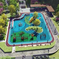 China EPDM Rubber Flooring 13mm Thickness Acid Resistance Anti Slip Football Field Playground Mats for sale