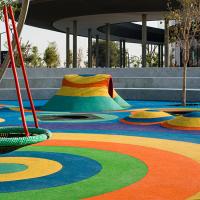 China EPDM Rubber Granules 1-3mm for Outdoor Safety Tiles and Running Track Surface for sale