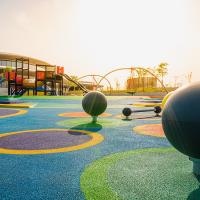 China 100% EPDM Rubber Granules 2-4mm for Playground Running Track Surface Colorful Custom for sale