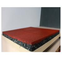 China EPDM Rubber Gym Flooring Interlocking Mats 50x50cm 15-50mm Thick for sale