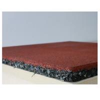 China EPDM Rubber Gym Flooring Interlocking Mats 50x50cm 15-50mm Thick for sale