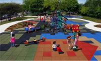 China Eco - Friendly 8mm Thickness Colorful Rubber Safety Tiles for sale