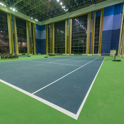 China Acrylic Tennis Court Surface Outdoor Flooring High Wear Resistance 4 Layer Cushion System for sale