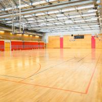 China Outdoor Waterproof PVC Vinyl Flooring 4.5mm Gravel Style for Sport Courts for sale