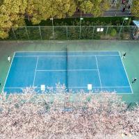 China Water Resistant Acrylic Tennis Court Surface 2mm Thick Green Blue Red for Indoor Outdoor Sports Flooring for sale