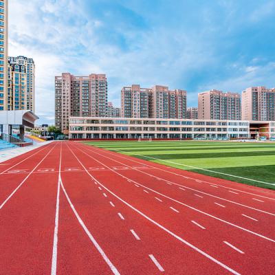 China UV Resistance 6mm Thickness Jogging Track Material Rubber Sport Floor for sale