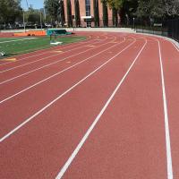 China Harmless Synthetic Rubber Flooring 13mm  Indoor Athletic Track for sale