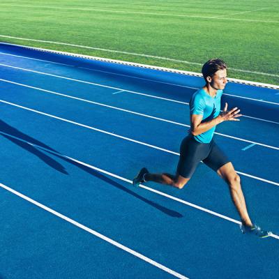 China IAAF Cushioned PU Sports Flooring 15mm Sandwich Surface Paint for Courts for sale