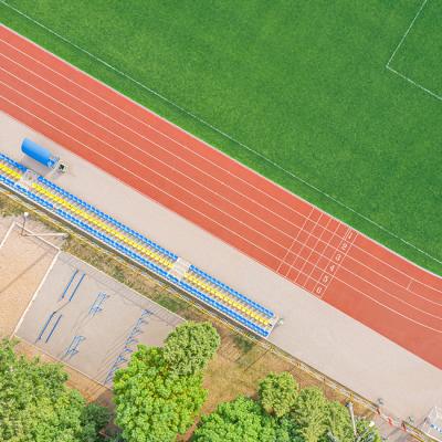 China 13mm Synthetic Sports Surface BWF FIBA Approved Jogging Track EPDM Rubber Flooring for sale