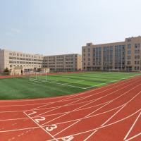 China Anti Yellowing Synthetic Outdoor Flooring Runway Durable For School for sale