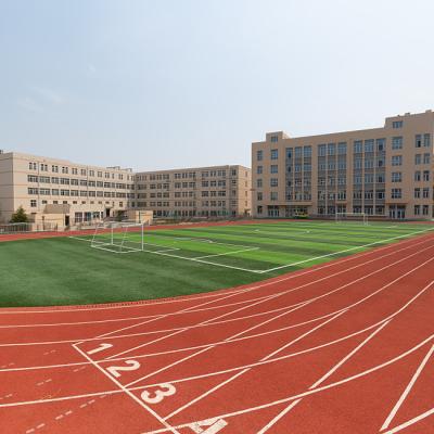 China Anti Yellowing Synthetic Outdoor Flooring Runway Durable For School for sale