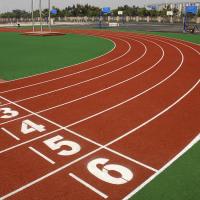 China Anti Yellowing Synthetic Outdoor Flooring Runway Durable For School for sale