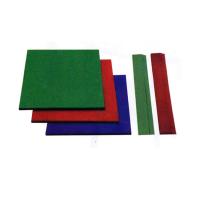 China Nontoxic EPDM Rubber Interlocking Floor Mats 3mm for Badminton Court Tennis Court for sale