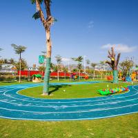 China Two Layer EPDM Jogging Track Material 13mm Red High Elasticity for Sports Stadium for sale
