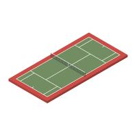 China Multi Purpose Outdoor Tennis Court Acrylic Surface Waterproof for sale