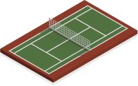China Moisture Proof PU Acrylic Tennis Court Athletic Track 2mm Thickness Durable for sale