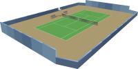 China High Rebound Weather Resistant Acrylic Tennis Court Multi Purpose 5mm Thickness for sale