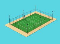 China Acrylic Sports Flooring 4.0mm Cushion Tennis Basketball Court Paint ITF Category 5 for sale