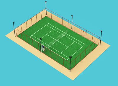 China Acrylic Sports Flooring Paddle Tennis Court Portable Outdoor Basketball Court 5mm Thickness for sale