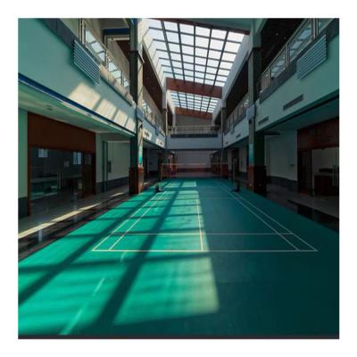China PVC Badminton Sport Flooring Mat in Roll 1.5m 1.8m Width 10-20m Length for sale