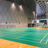 China PVC Sports Flooring Roll 2.7m Width Wear-Resistance Acoustic Table Tennis Floor for sale