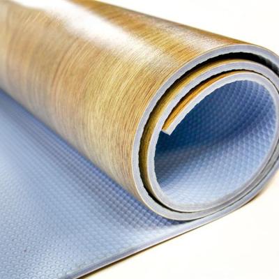 China Outdoor Waterproof PVC Vinyl Flooring 4.5mm Gravel Style for Sport Courts for sale