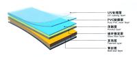 China Wear Resistant PVC Vinyl Flooring Anti Slip Colored Basketball Court 6.5mm 8.0mm for sale