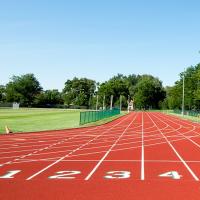 China IAAF Standard 13mm Outdoor Stadium Eco Sports Flooring Anti Slip Jogging Track for sale