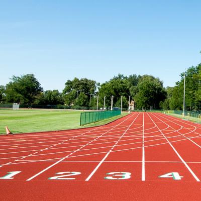 China IAAF Standard 13mm Outdoor Stadium Eco Sports Flooring Anti Slip Jogging Track for sale