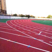 China Harmless Eco Sports Flooring Athletic Odorless Red Running Track for sale